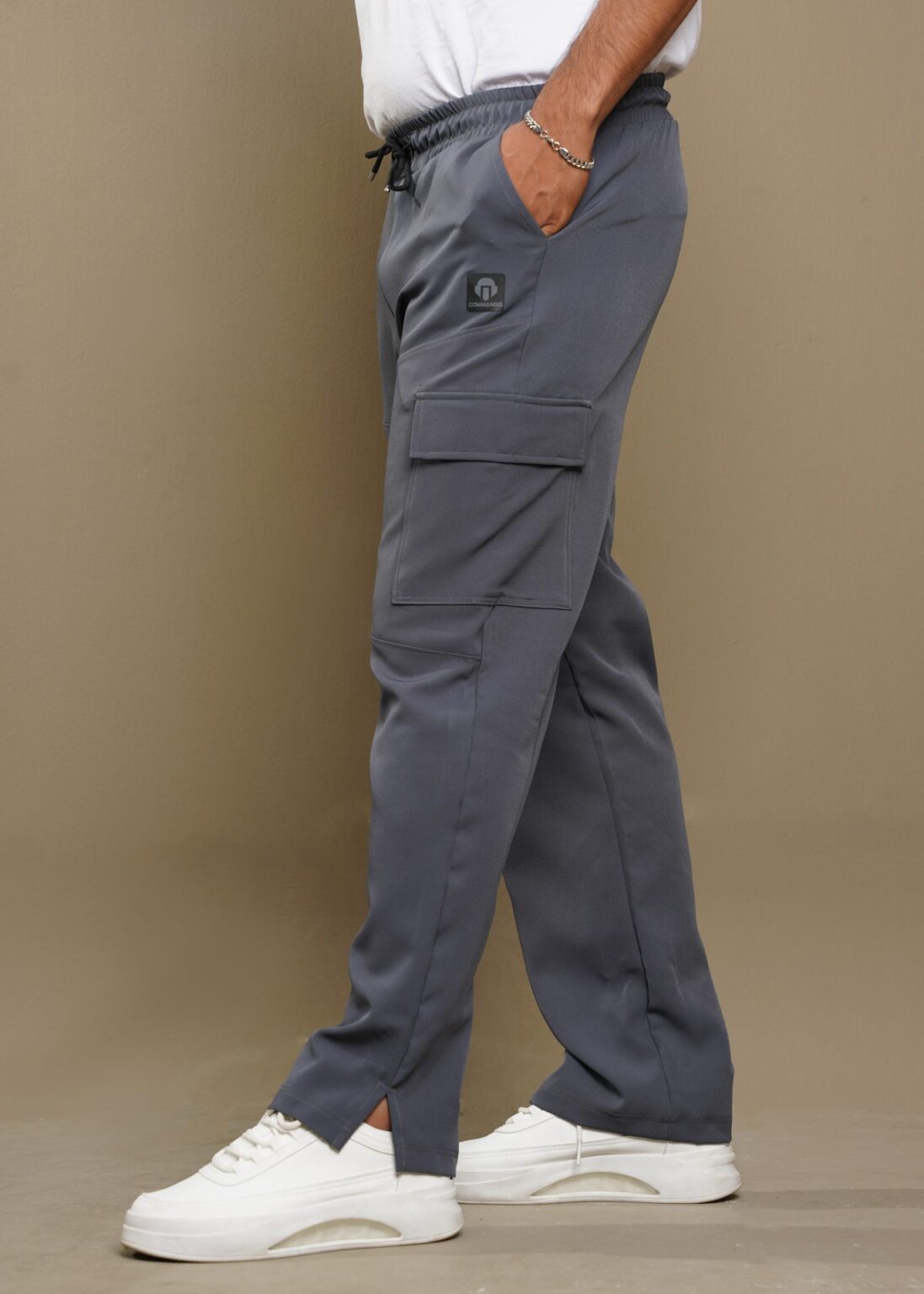 Cargo Baggy Trouser Six Pocket (Ash) | COMMANDO BD