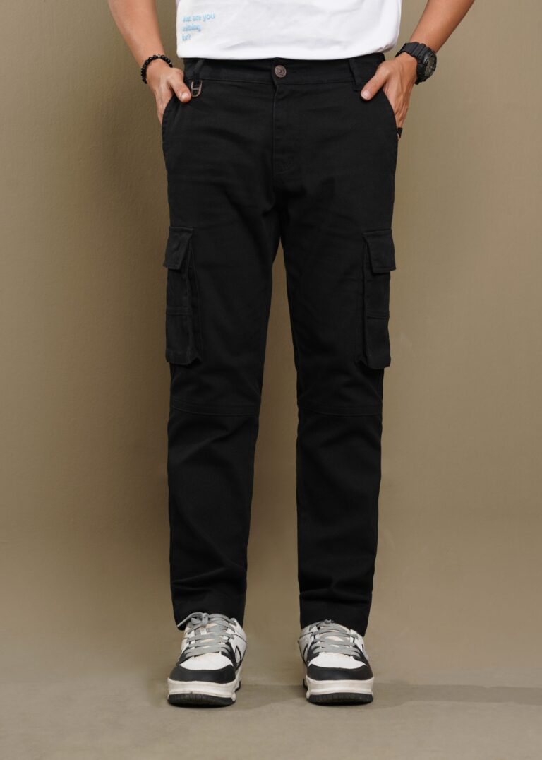 Stylish Slim Fit 6-Pocket Twill Cargo Chinos | COMMANDO BD