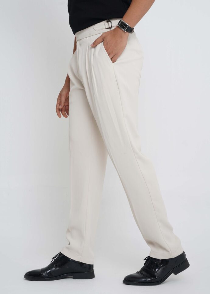 Slim Fit Formal Pant (White) - 35182 | COMMANDO BD