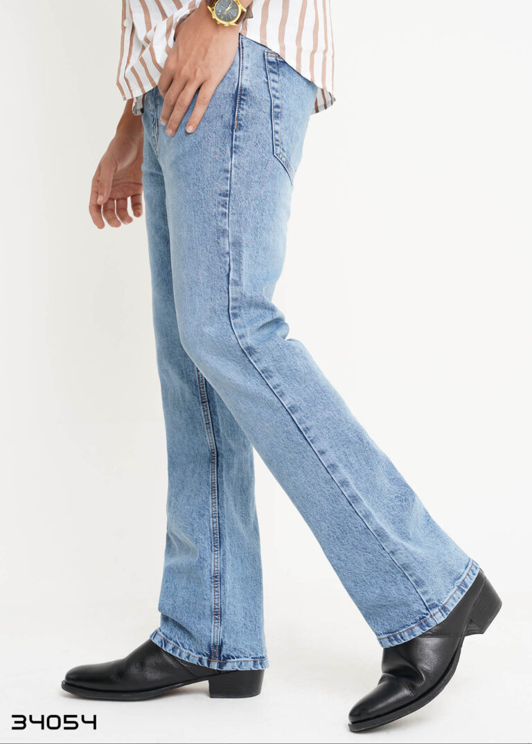 Men's Blue Boot Cut Jeans | Commando jeans
