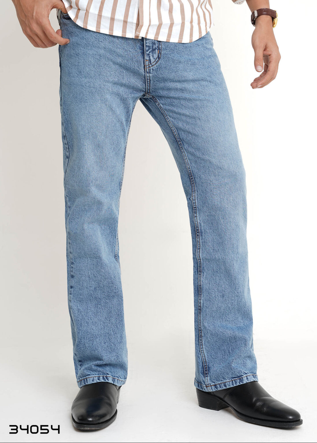 Men's Blue Boot Cut Jeans | Commando jeans