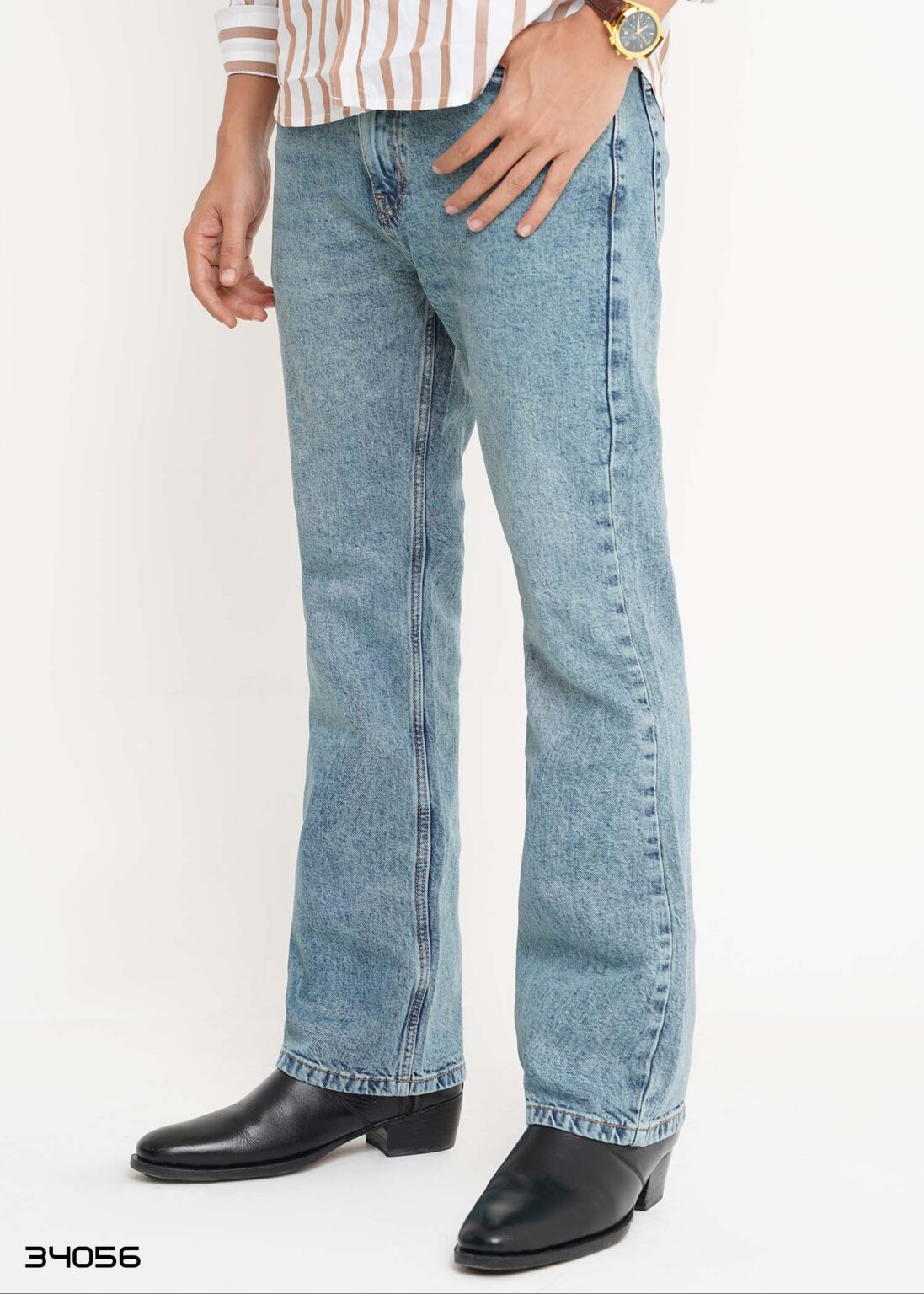 Men's Blue Boot Cut Jeans | Commando jeans